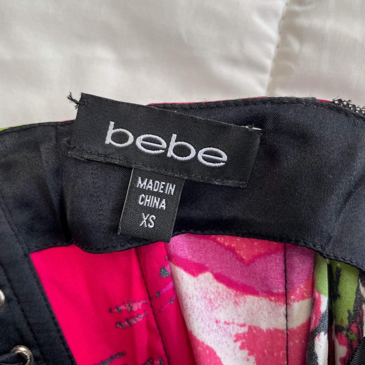 💋💄 Bebe Silk Corset Top 💄💋 - size XS - front hook... - Depop