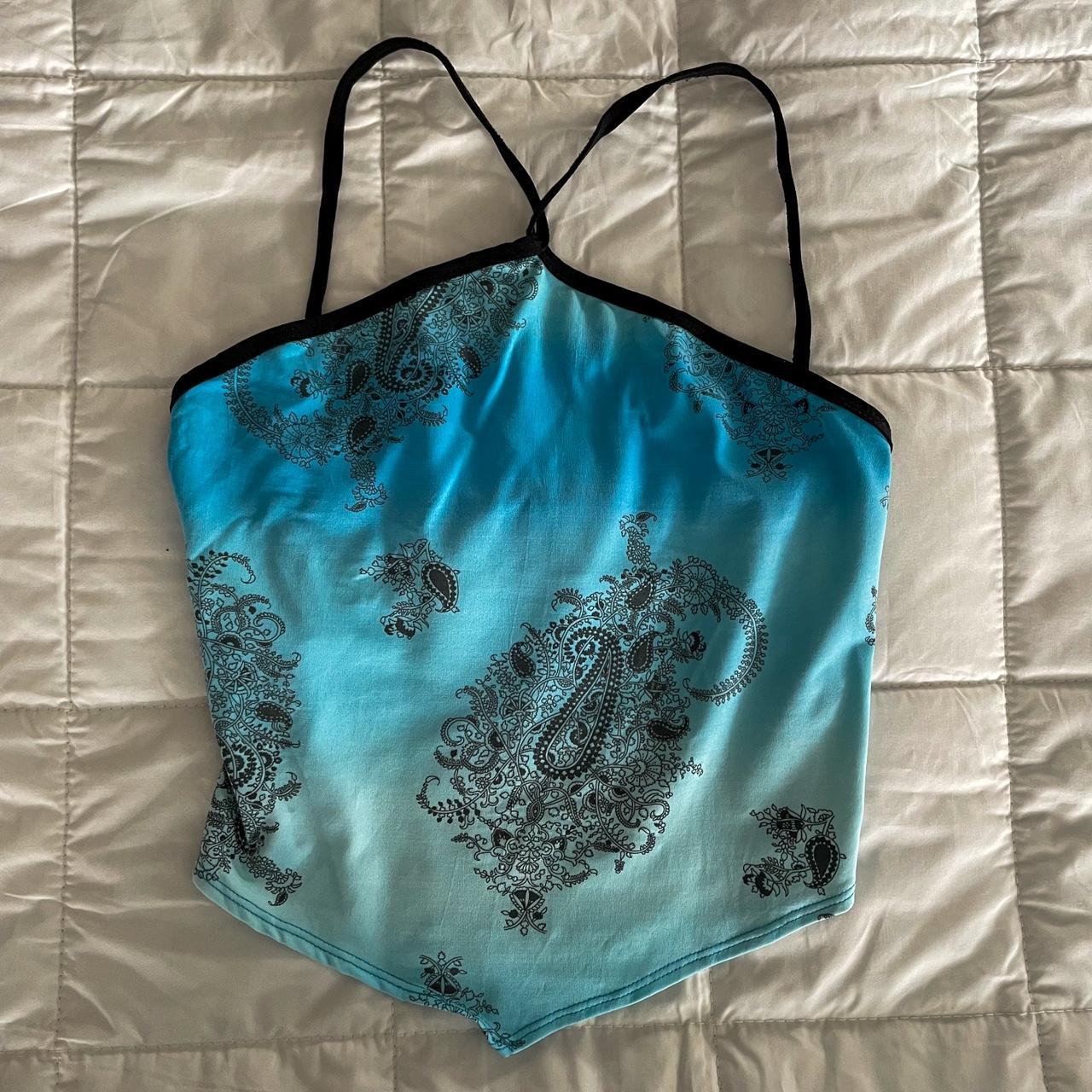 💙 Y2k backless top💙 - labeled a size S - had a... - Depop