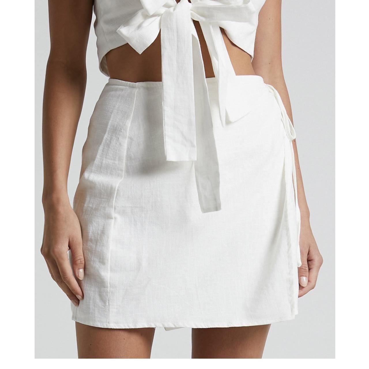 Showpo mini wrap skirt Size 12, never worn! RRP 59.95 - Depop