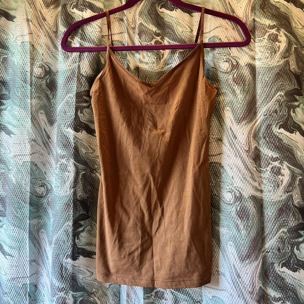 light brown cami top by Cabi! never worn and in... - Depop
