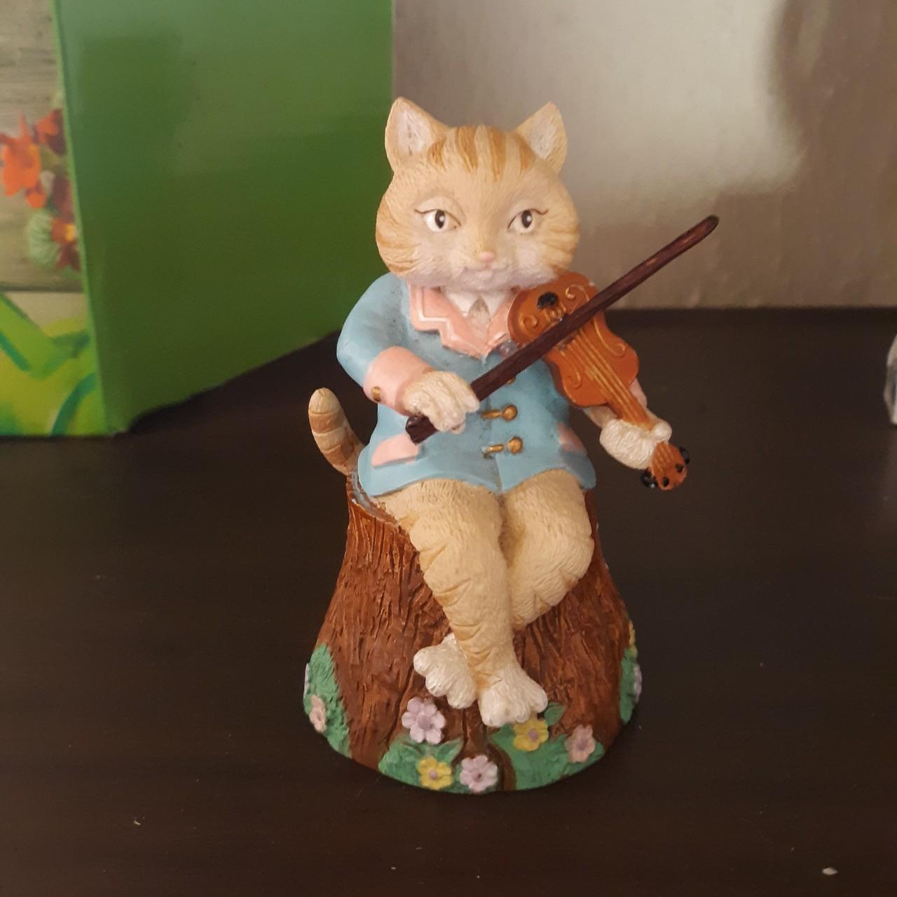 The cat and the fiddle figurine gives me all the... - Depop