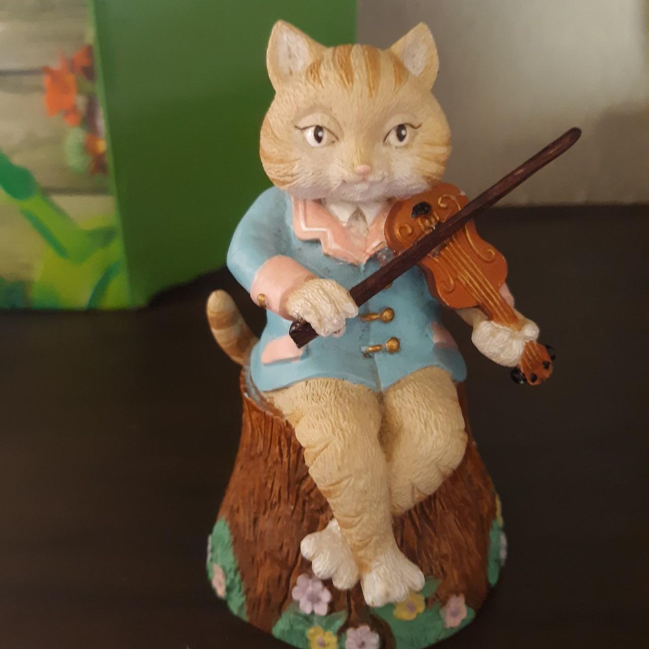 The cat and the fiddle figurine gives me all the... - Depop
