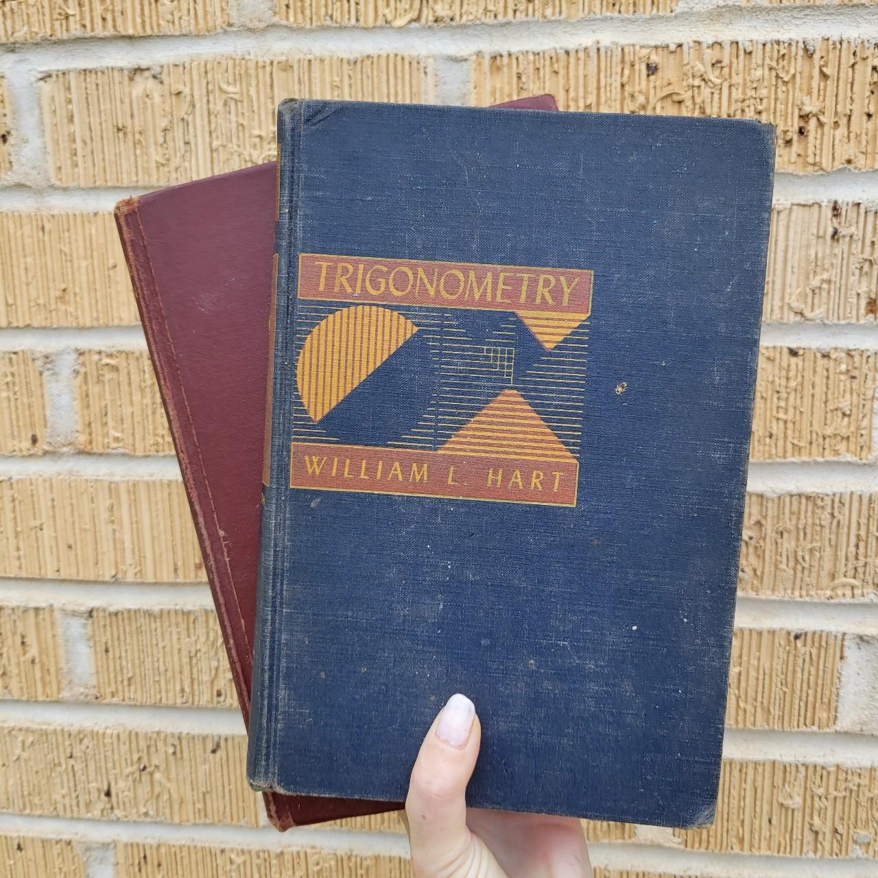 Early 1950s cloth bound antique math arithmetic text... - Depop