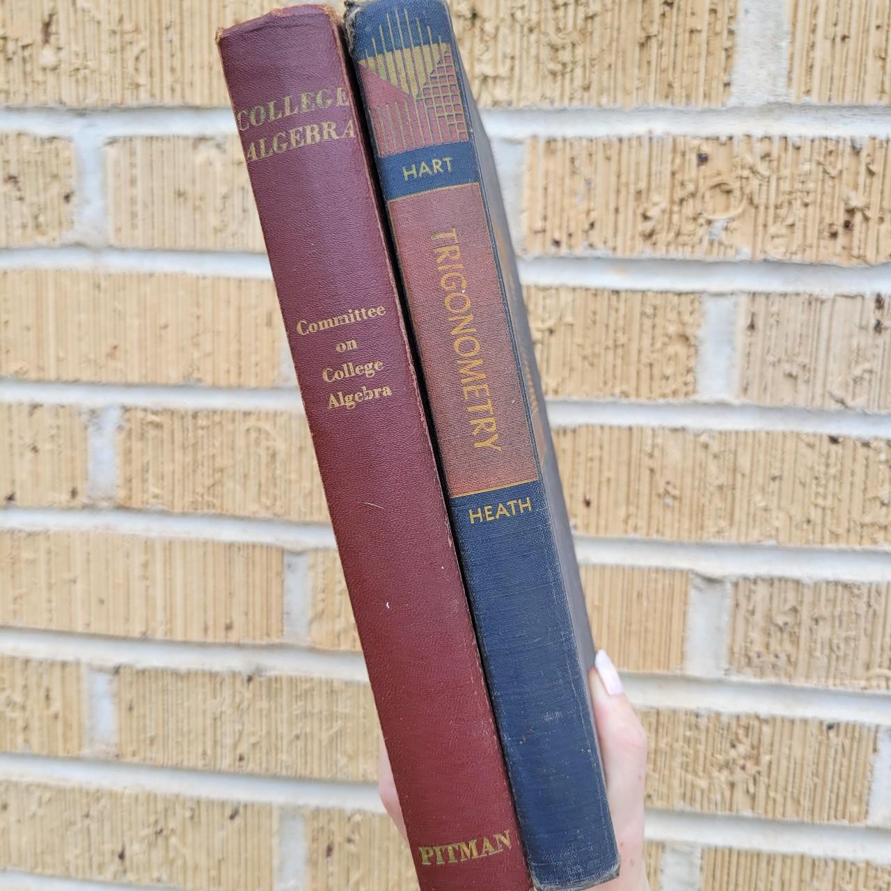 Early 1950s cloth bound antique math arithmetic text... - Depop