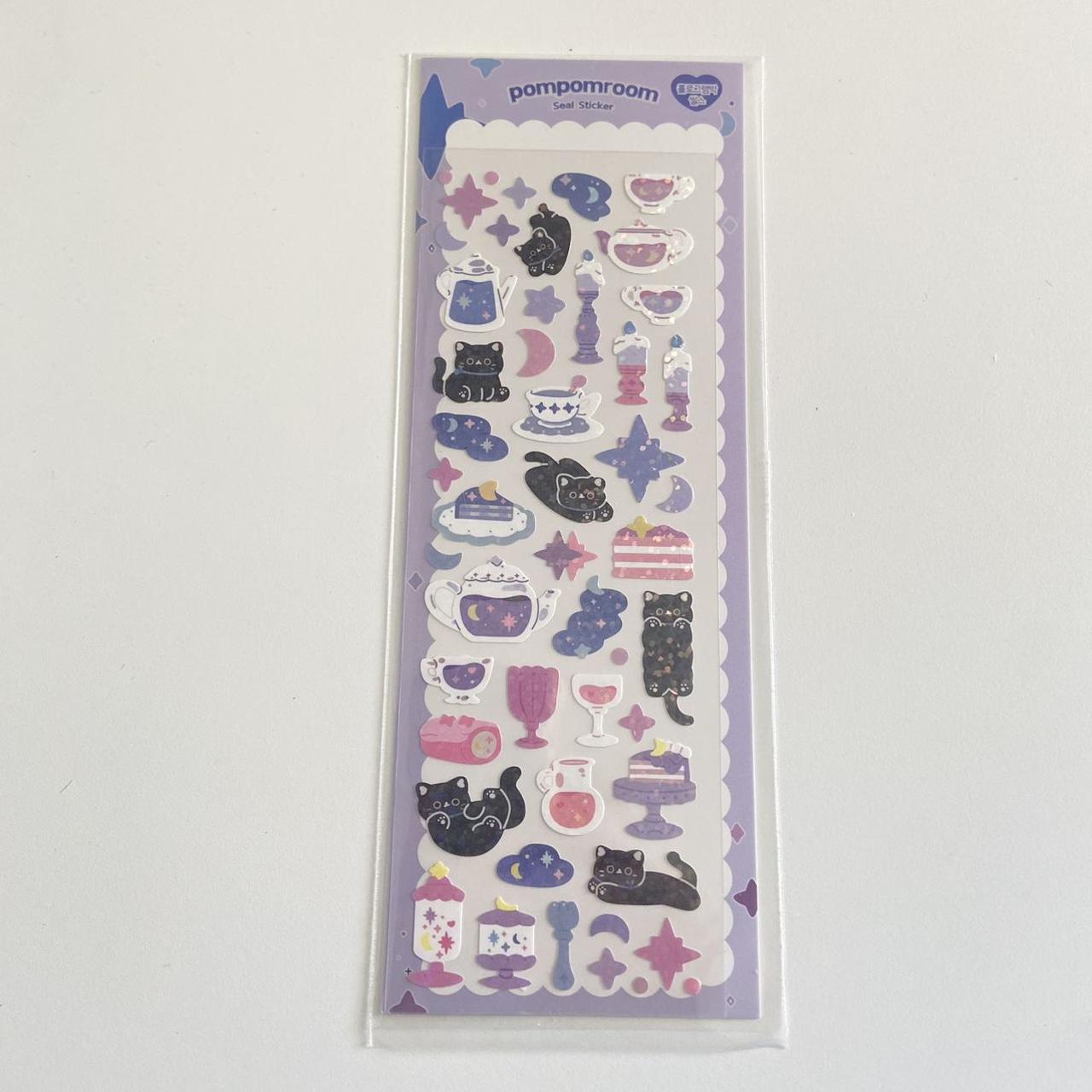 Black and Purple Stickers | Depop