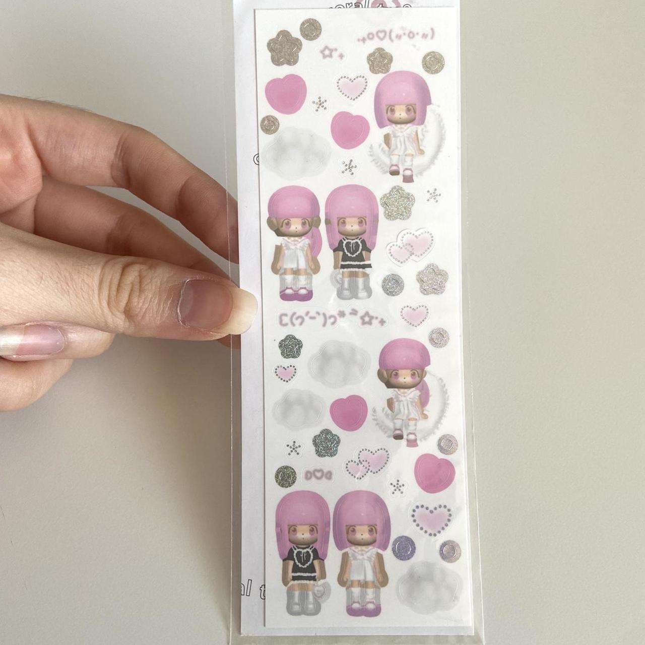 cute deco sticker sheet ! made by coral tree ♡... - Depop