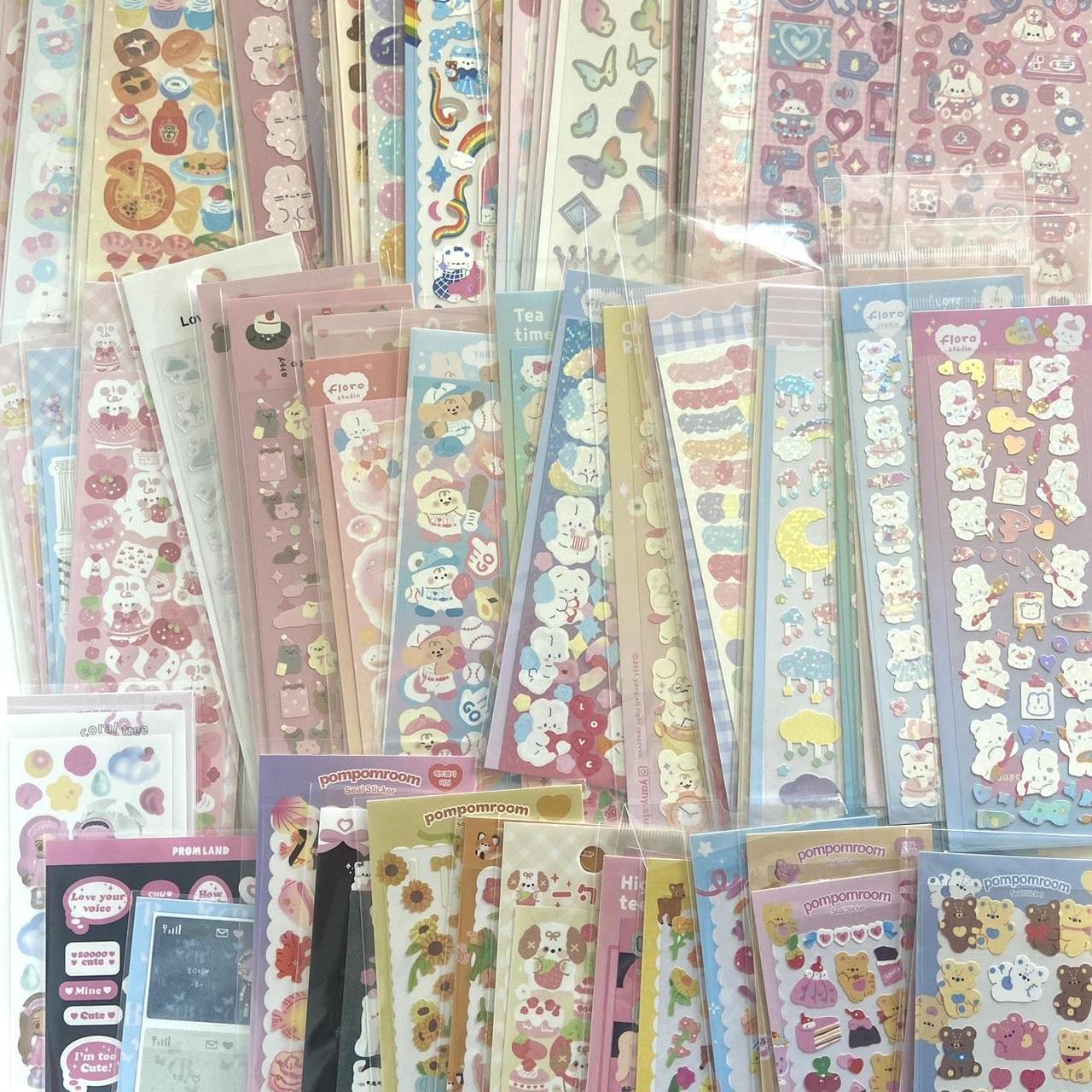 cute sticker sheet pack/grab bag ! trying to... - Depop