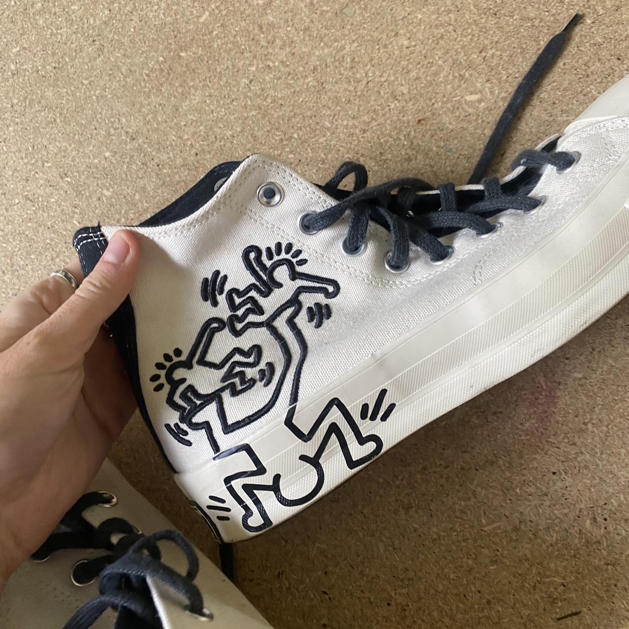 Keith Haring converse - bought when they were first... - Depop