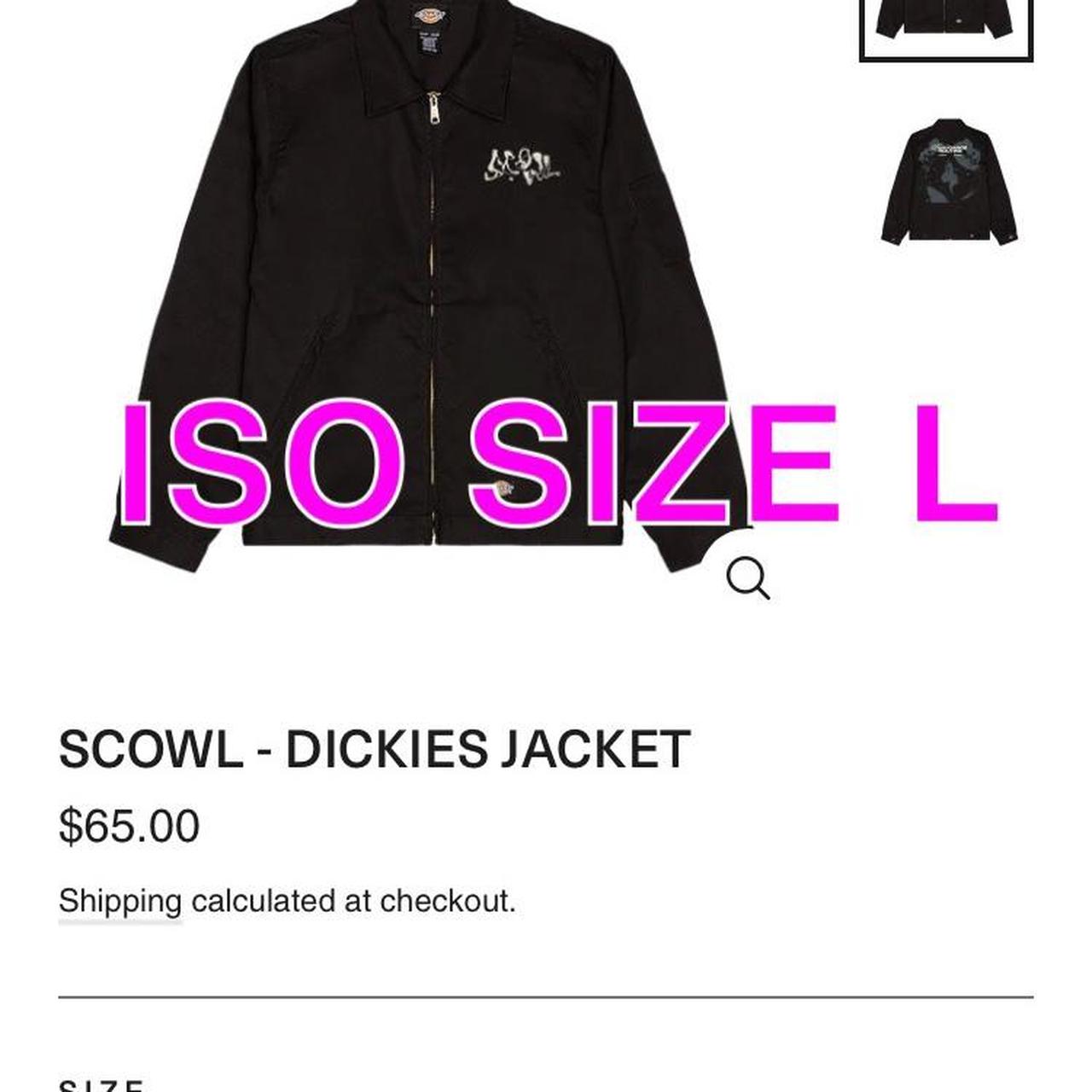 ISO Scowl X Dickies Psychic Dance Routine jacket.... - Depop