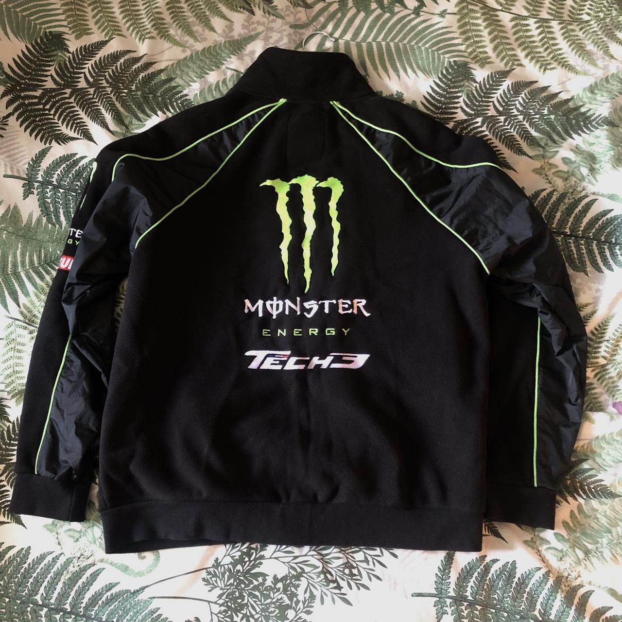 Official Monster Energy Racing jacket in size Large.... - Depop