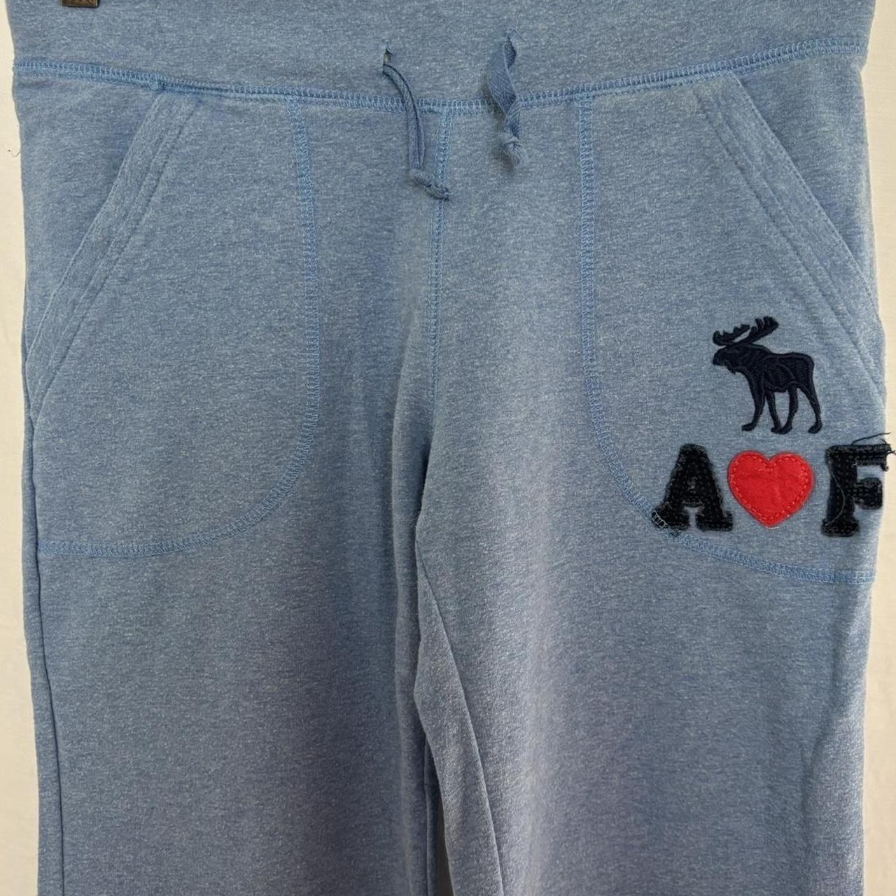 Blue Abercrombie low rise sweats 🩵🩵 Cute & cozy for... - Depop