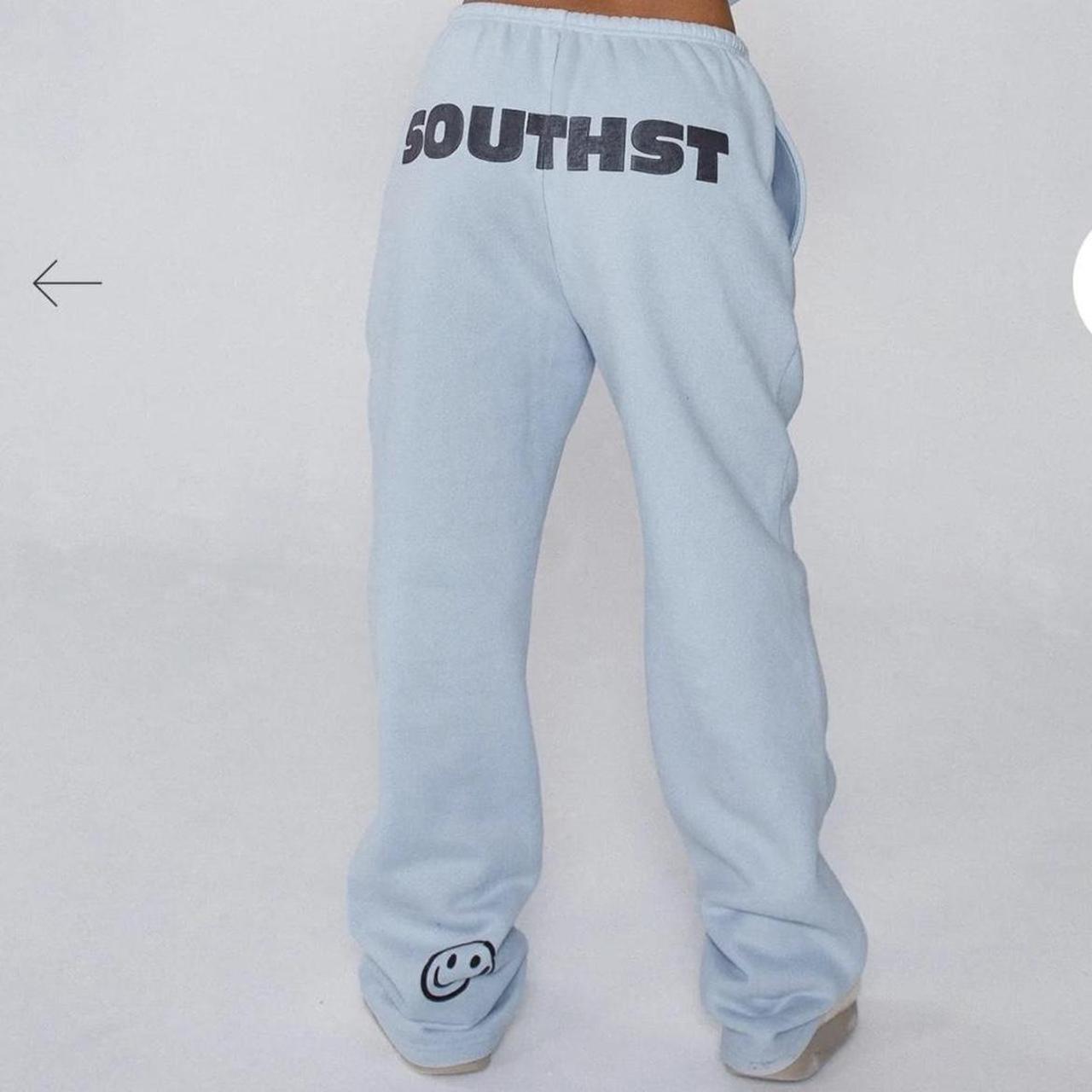 South street trackies worn once minor marks Retails... - Depop