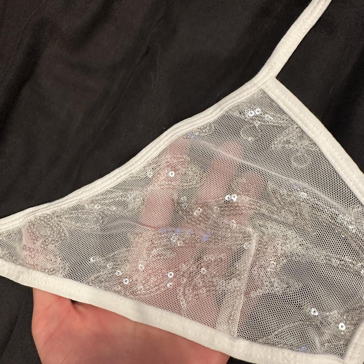 Club Exx white sequin sheer top Brand new with tags... - Depop