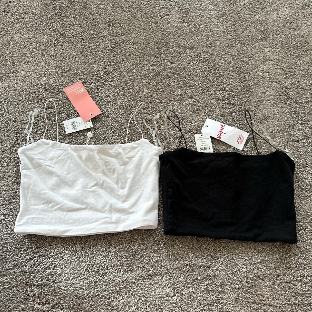 Supre singlets Cropped Brand new Selling both for... - Depop