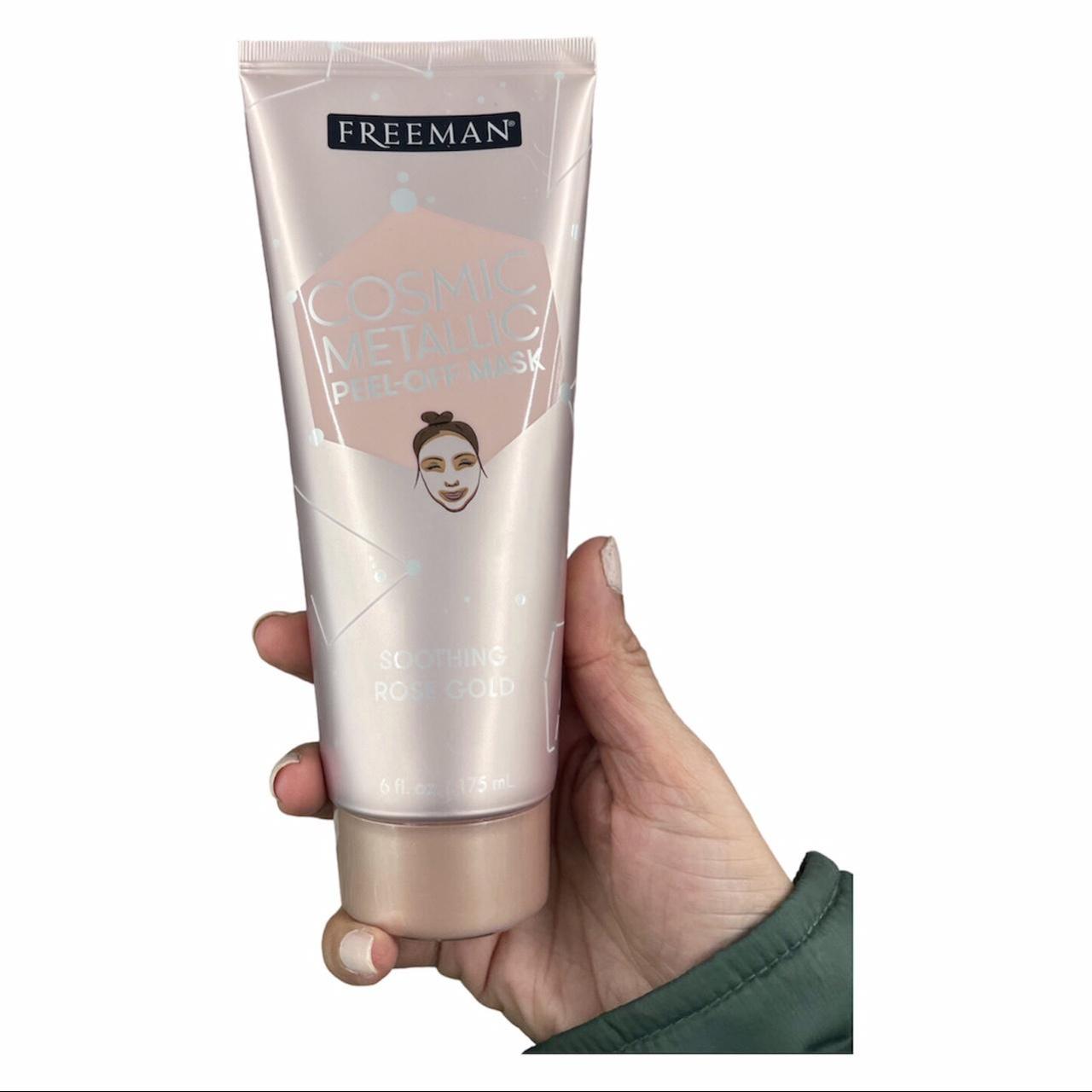 Freeman Cosmetic metallic pink rose peel off mask New - Depop