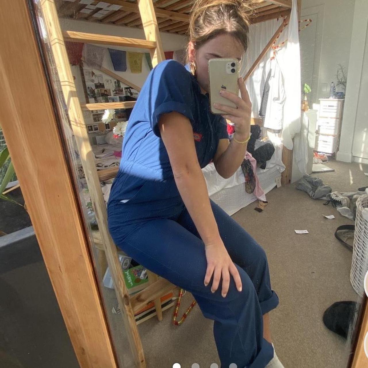 Navy Dickies Womens Boiler Suit Chest Size 36 Depop