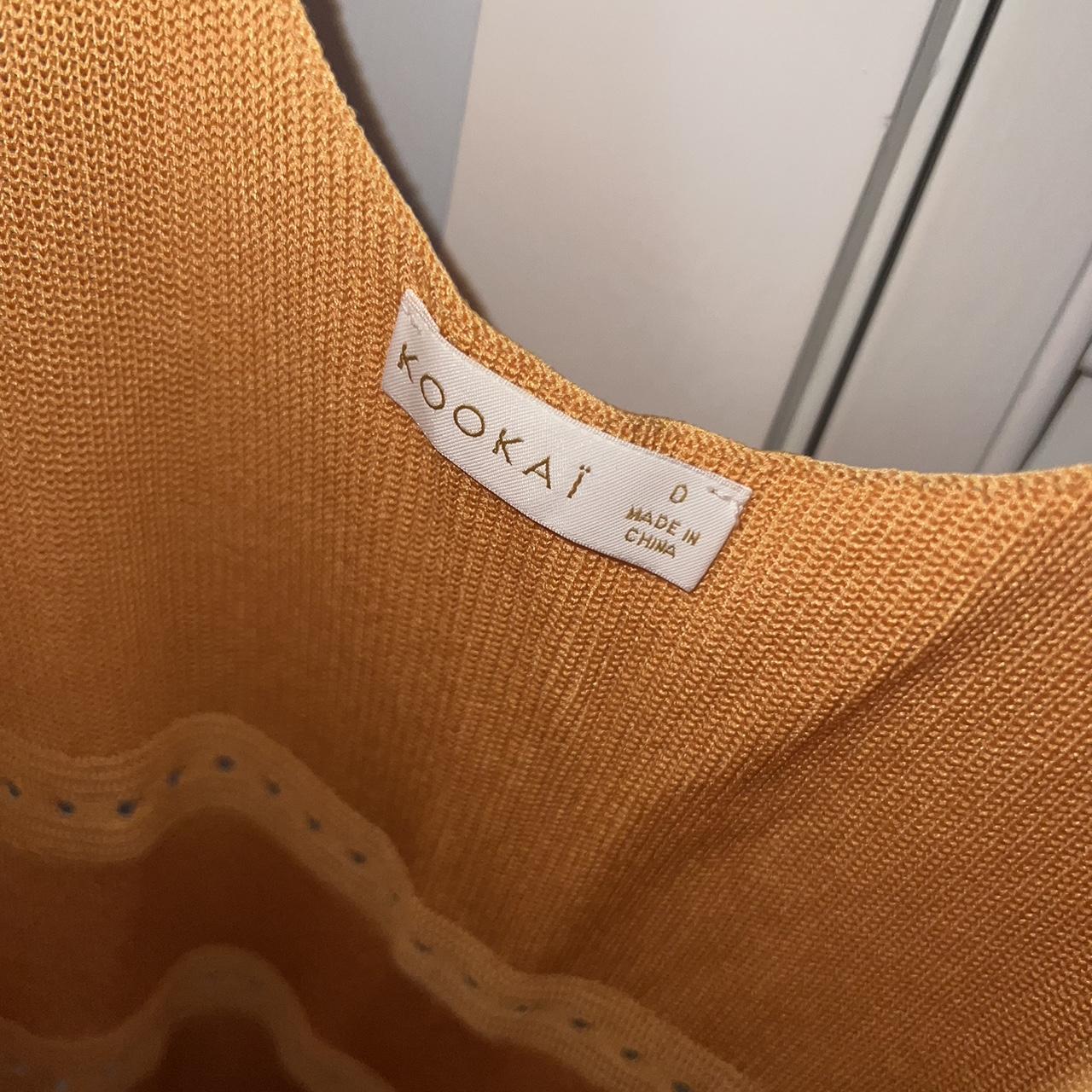 Kookai orange maxi dress Size 0 (fit 6-10)... - Depop
