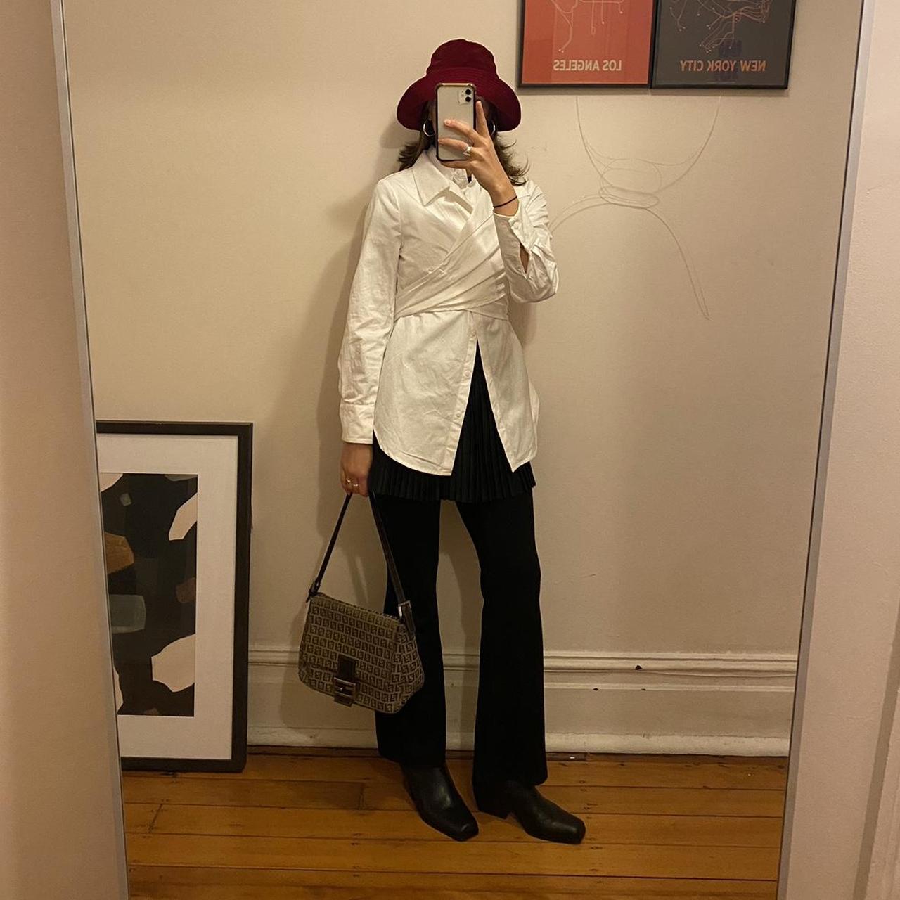 Mosmann Women's White Blouse | Depop