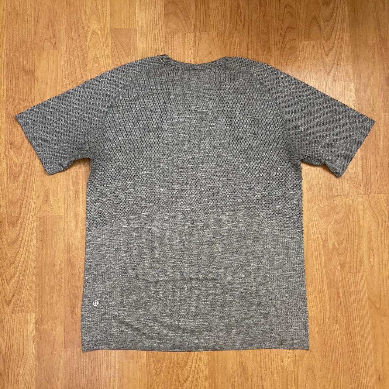 Lululemon Athletica Men’s Distressed Logo Gray... - Depop
