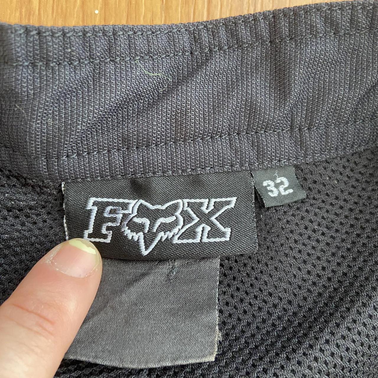 Fox Racing Men's Black and Red Trousers | Depop