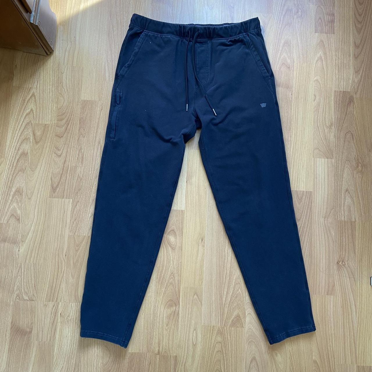 Mack Weldon Men’s Logo Black Sweatpants Size Large.... - Depop