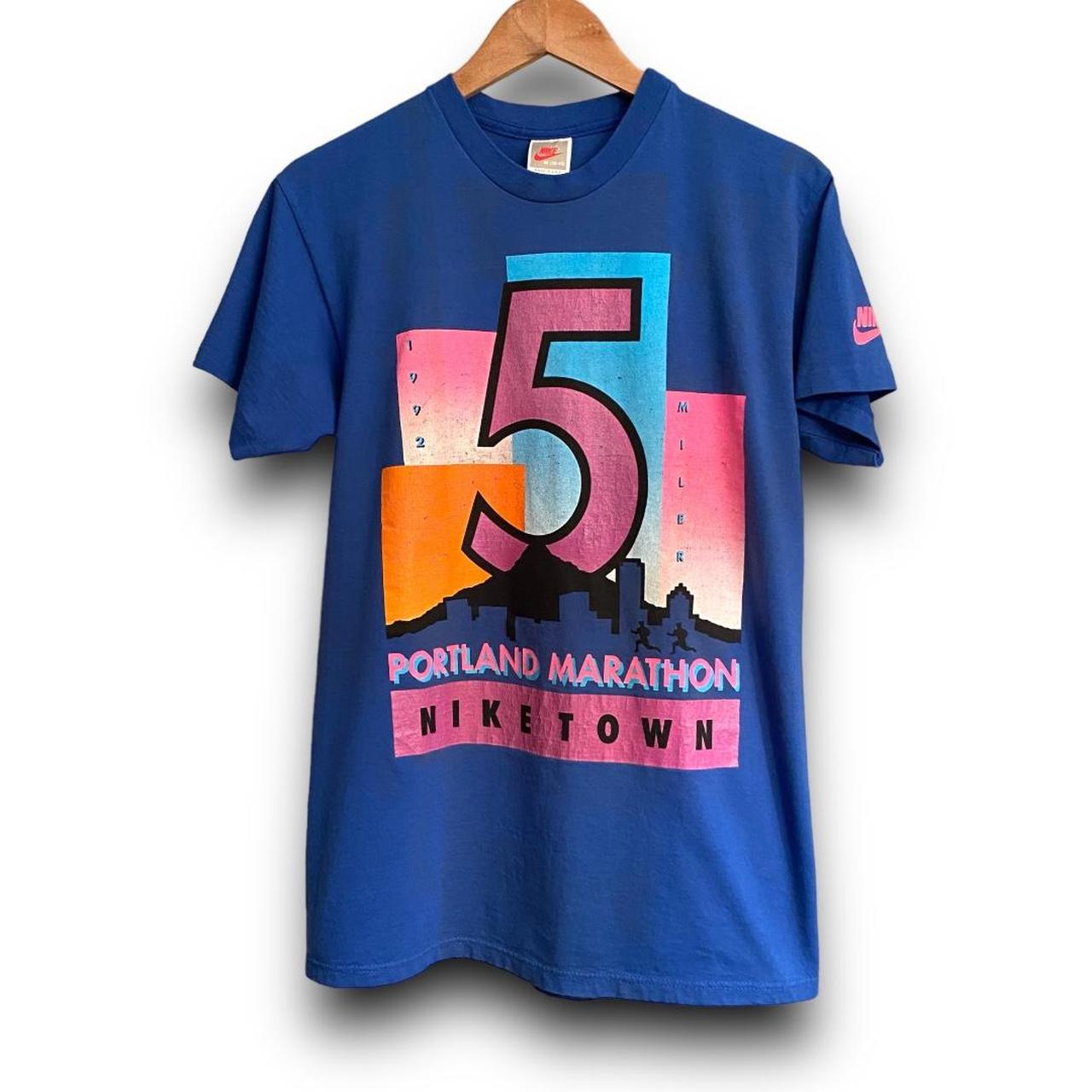 Vintage 1992 Nike Portland Marathon 5 Miler Niketown... - Depop