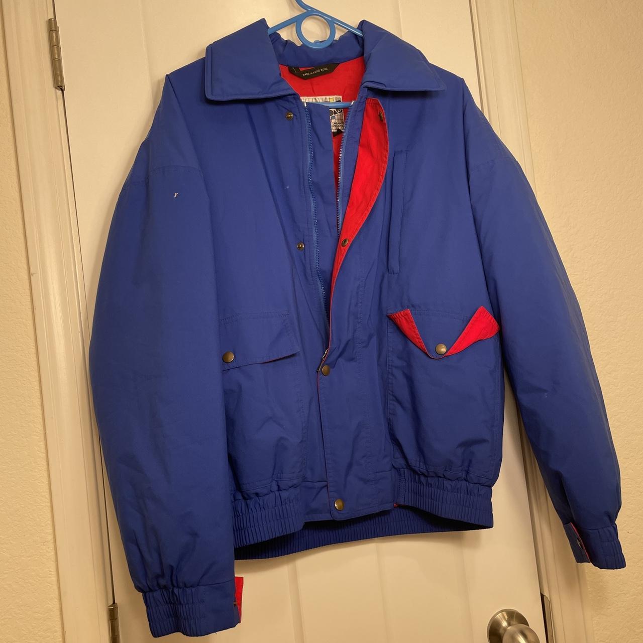 Men's Red and Blue Jacket | Depop