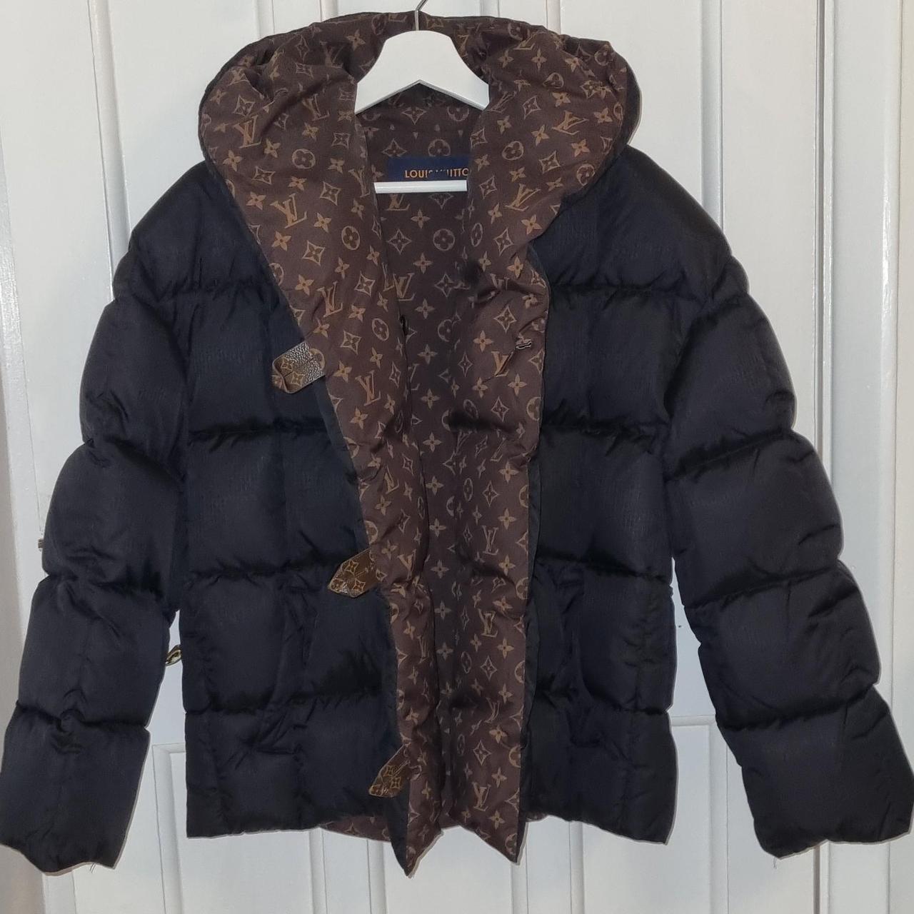 Louis vuitton jacket worn a few times in a size 40... - Depop