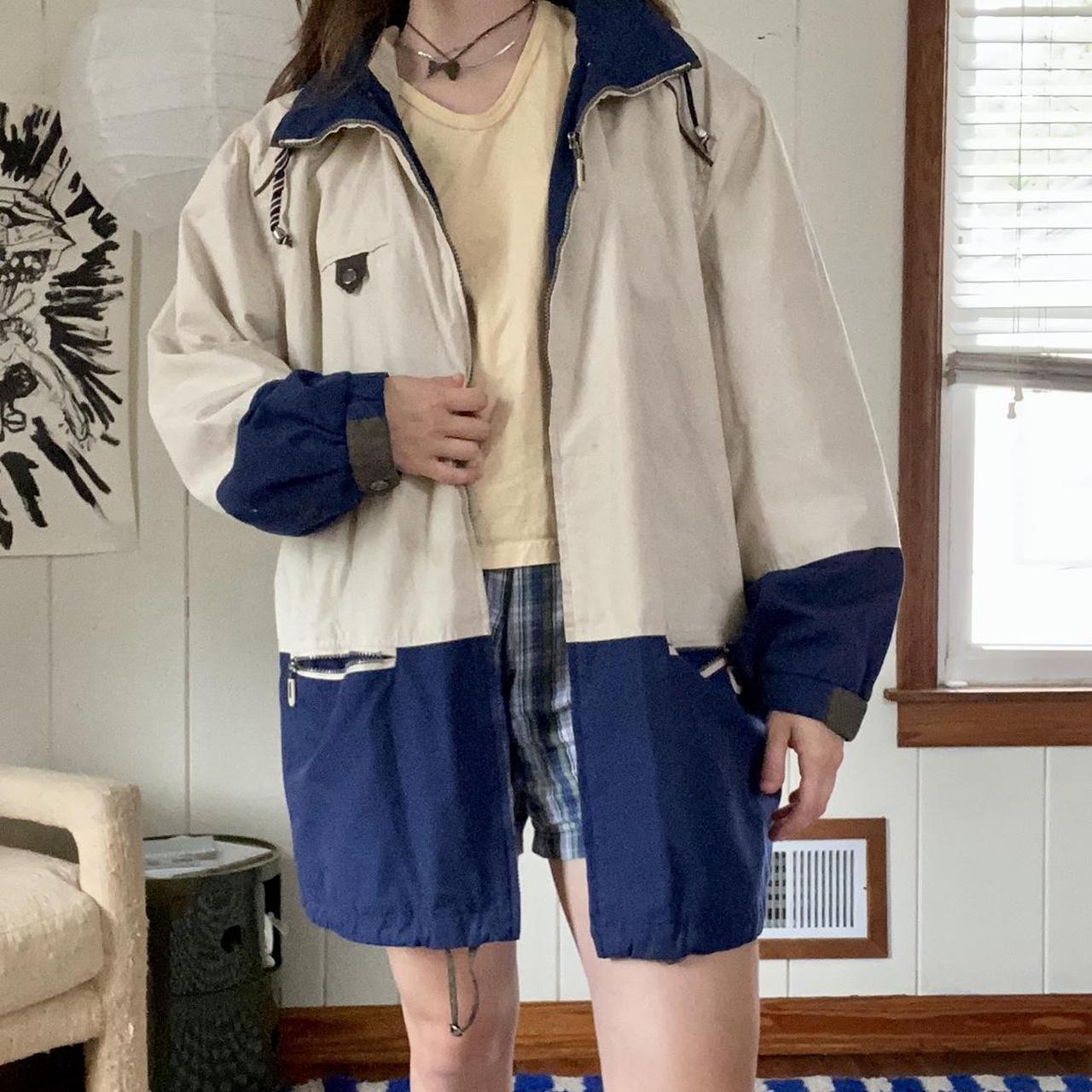 80s COLORBLOCKED WINDBREAKER JACKET ... - Depop