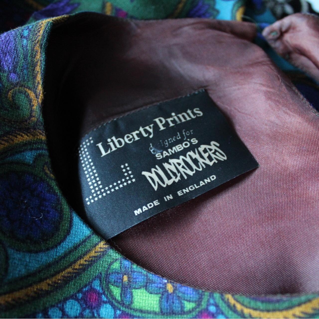 1960s DOLLYROCKERS LIBERTY DRESS vintage... - Depop