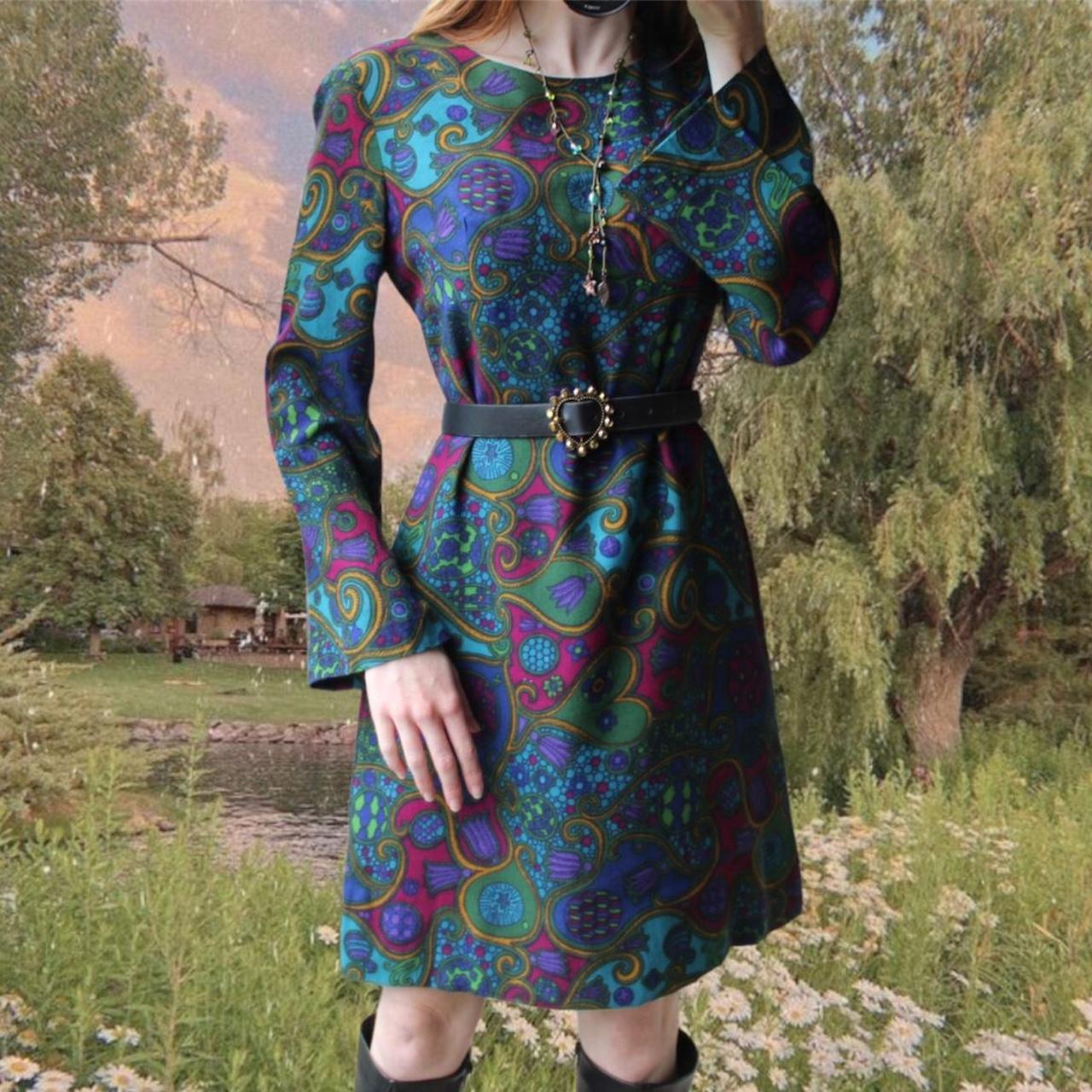 1960s DOLLYROCKERS LIBERTY DRESS vintage... - Depop