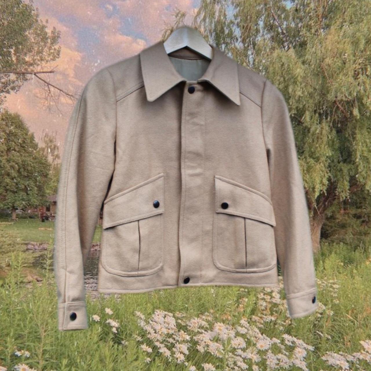 1960s vintage wool jacket 🍂 late 60s early 70s tan... - Depop