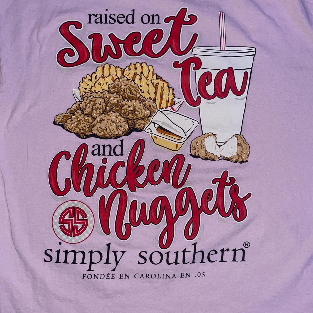 🍗🍟🥤 SIMPLY SOUTHERN “SWEET TEA AND CHICKEN NUGGETS”... - Depop