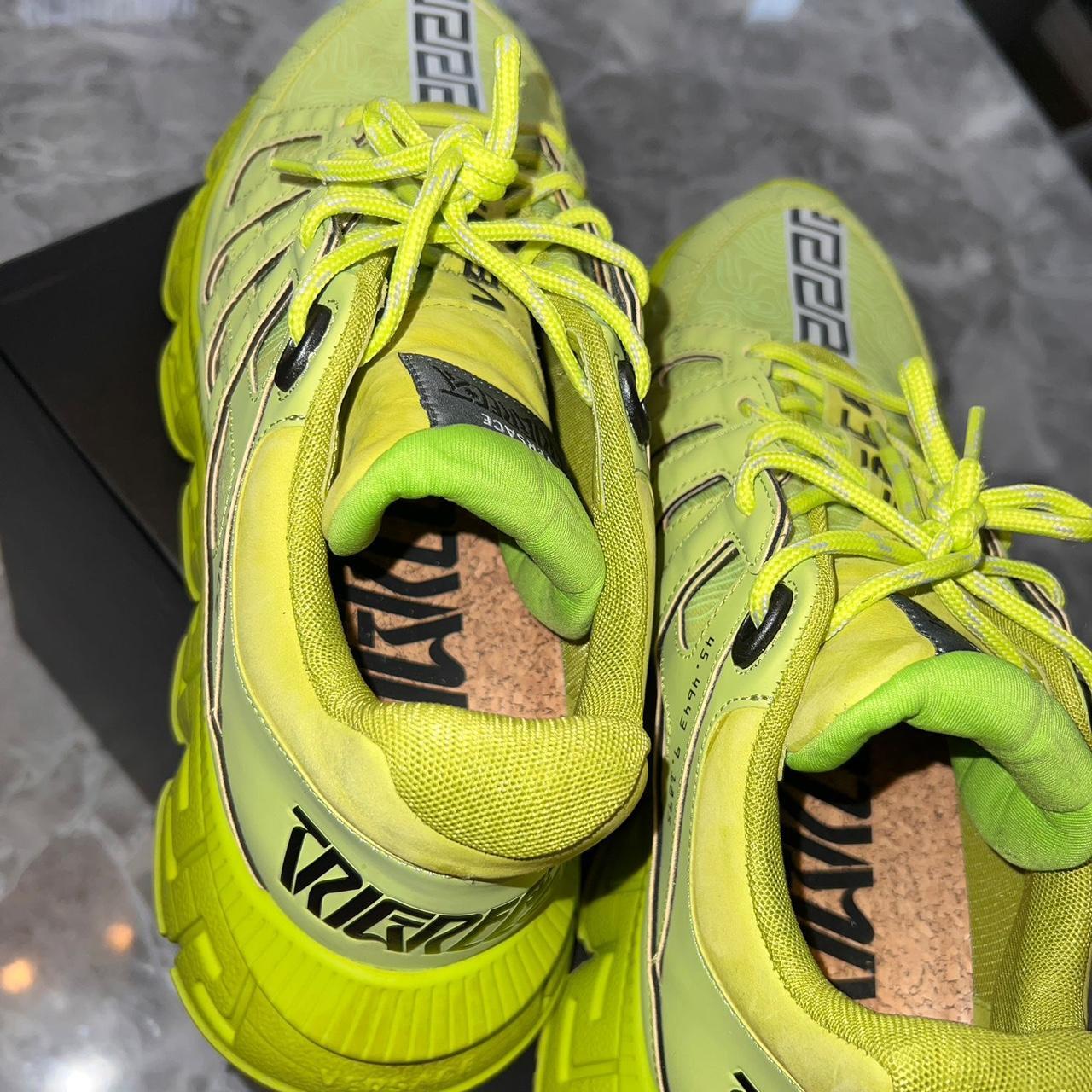 Versace Trigreca sneakers Mens Size 11 Line green... - Depop