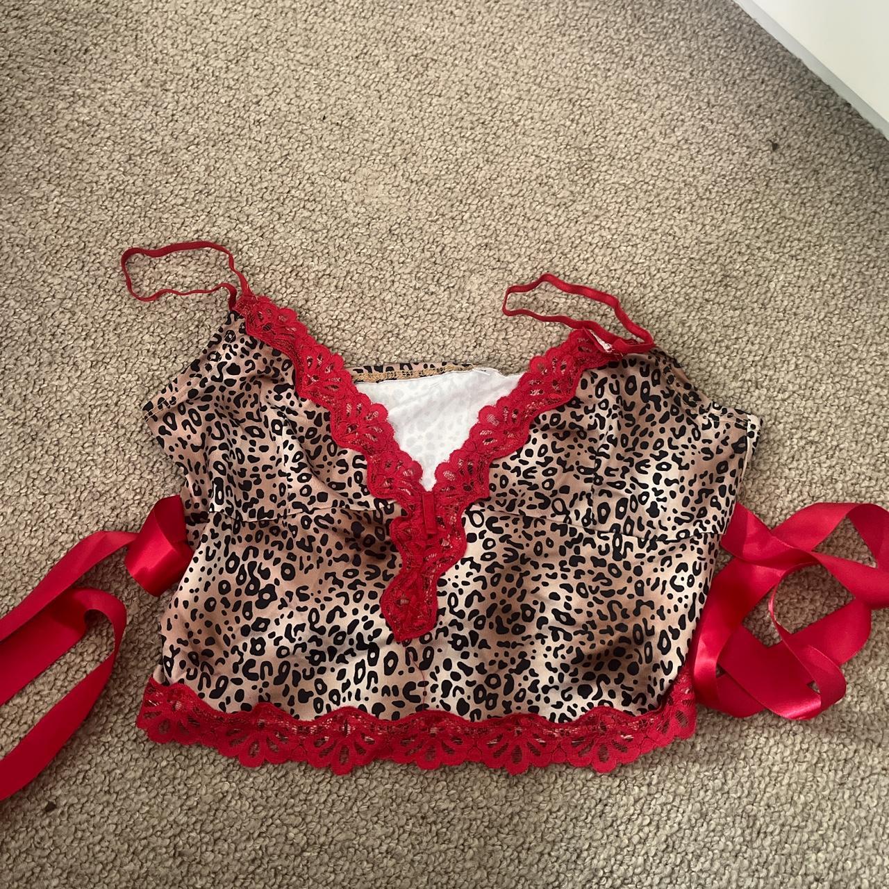 Cute Crop Top Can Tie Ribbons At Back Or Front Depop