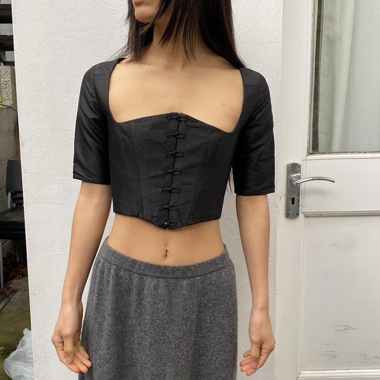 All is a Gentle Spring ‘embrace’ corset top Boned... - Depop