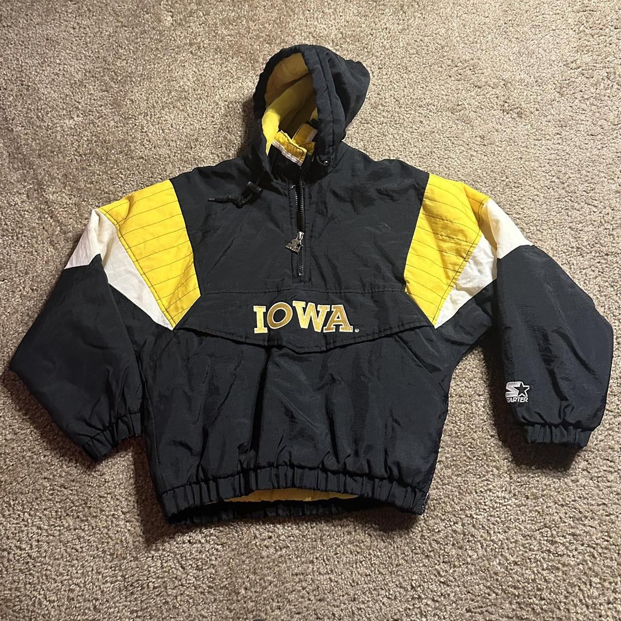 Starter Women's Black and Yellow Jacket | Depop