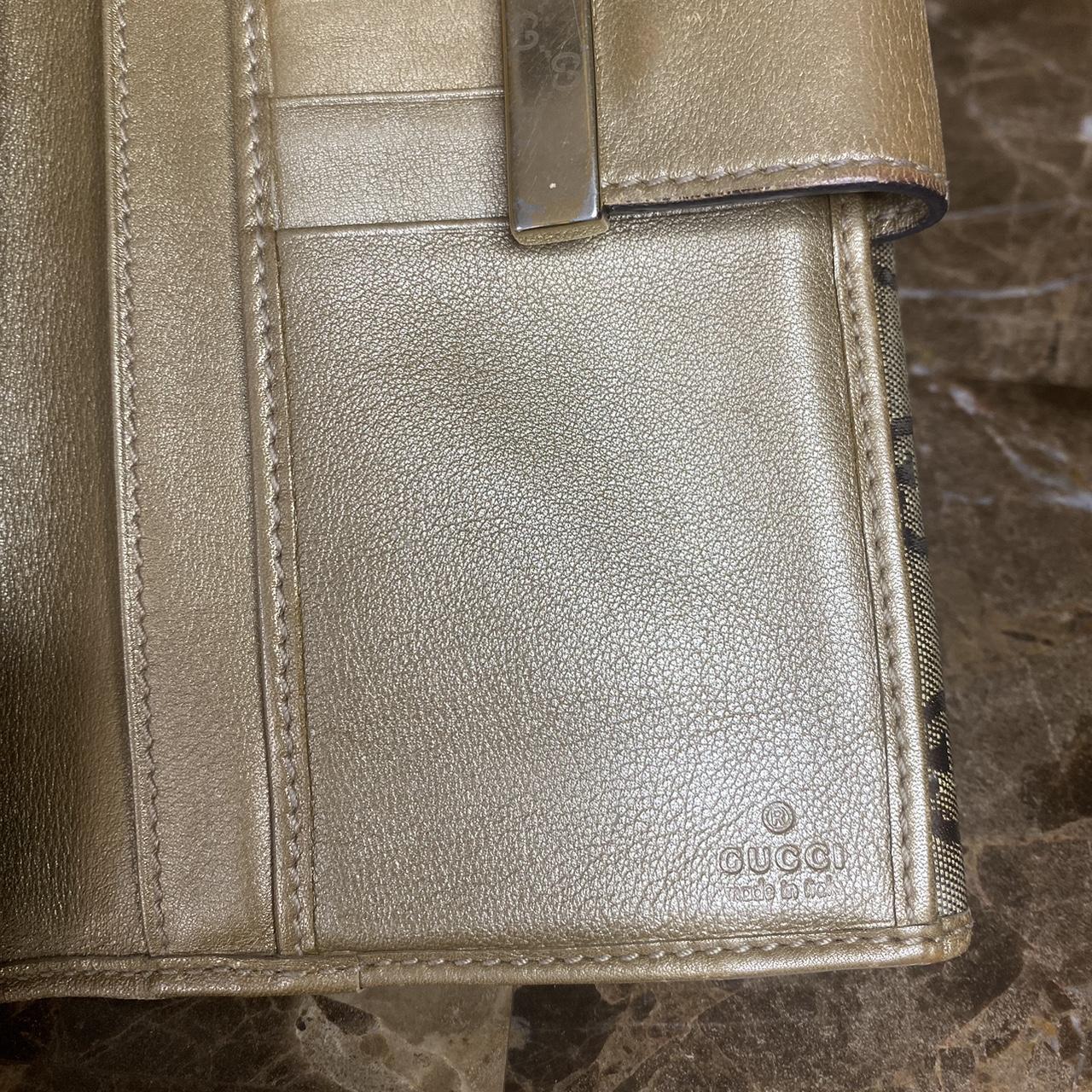 Gold tone Gucci wallet with gold hardware. Typical... - Depop