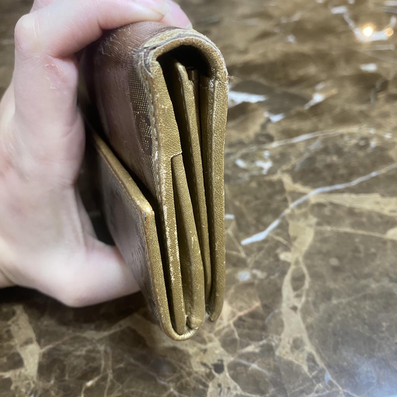 Gold tone Gucci wallet with gold hardware. Typical... - Depop