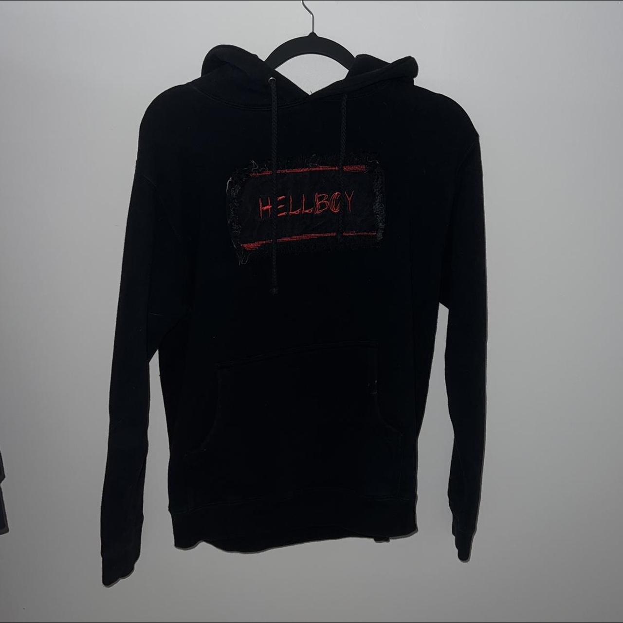 lil peep hell boy hoodie size small - Depop