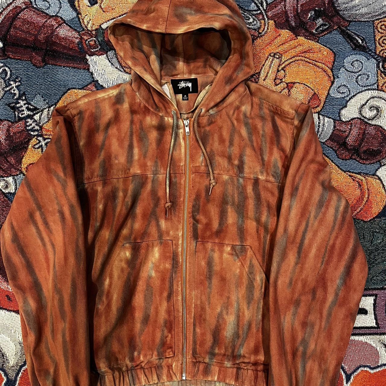 Stussy Rust Dyed Workwear Jacket Great thick... - Depop