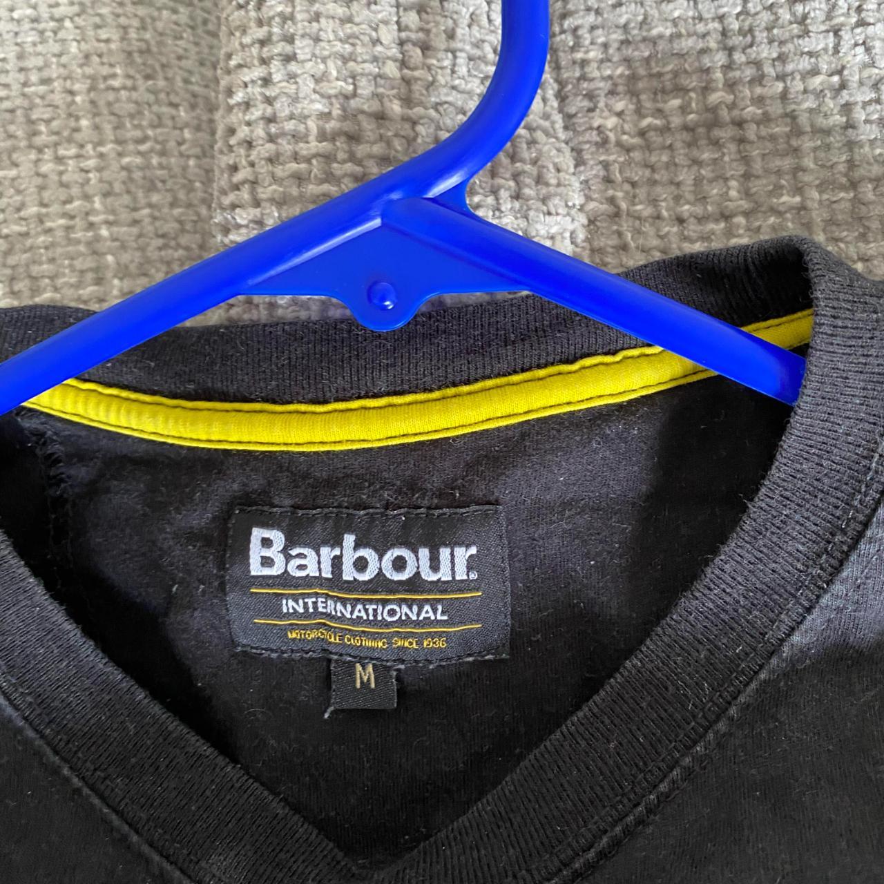 Barbour T shirt Black Price - £10 Good condition. - Depop