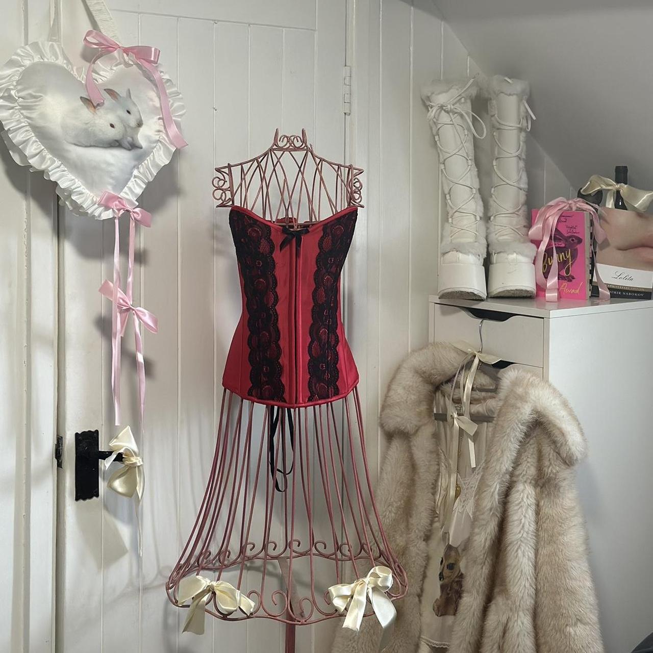 Ann Summers Satin Boned Bustier Corset Really Depop