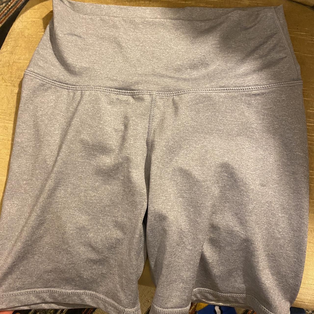 Medium Grey ECHT Scrunchy Biker shorts NWT never... - Depop