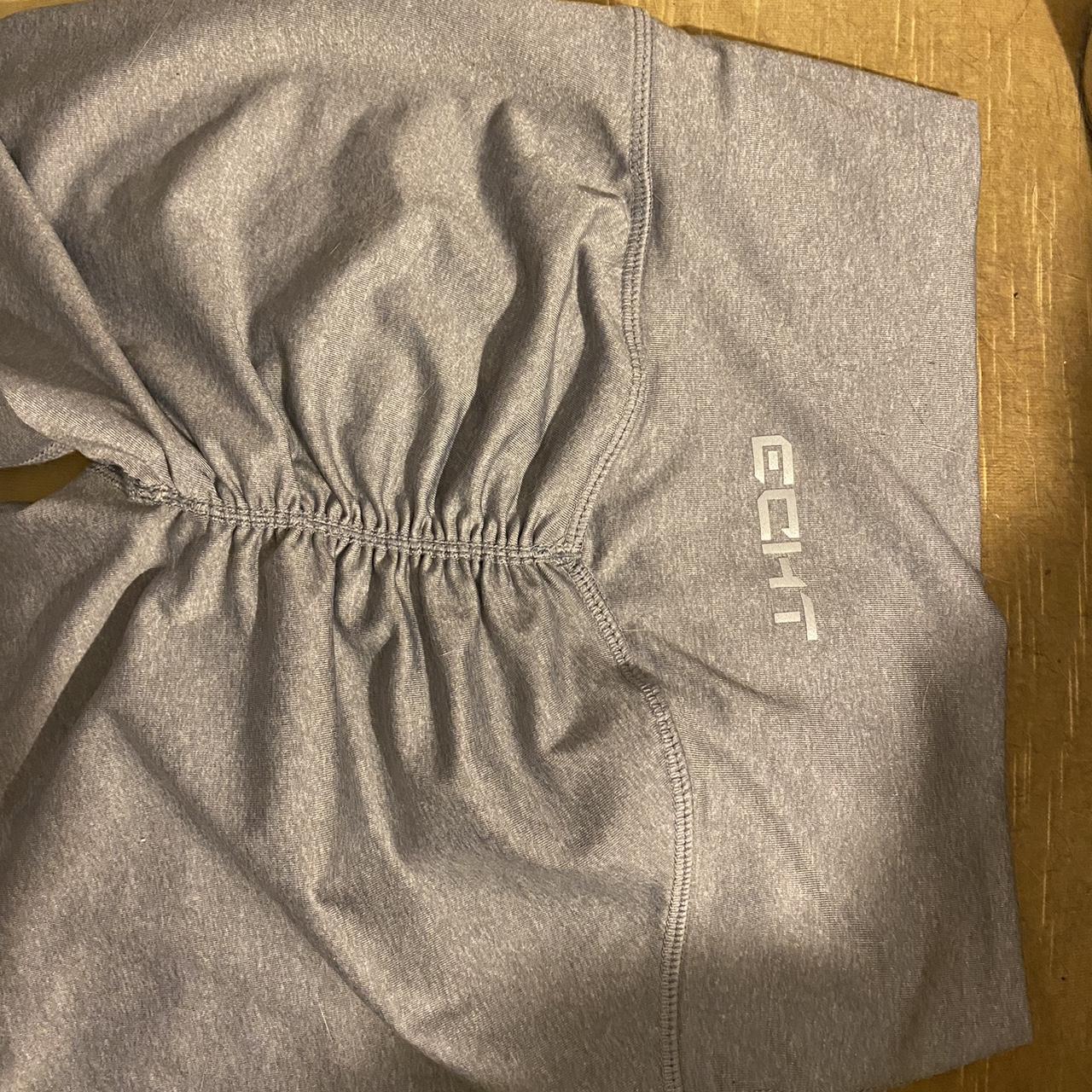 Medium Grey ECHT Scrunchy Biker shorts NWT never... - Depop