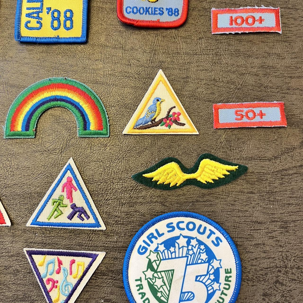 Vintage Girl Scout Parches. So cute! Excellent... - Depop