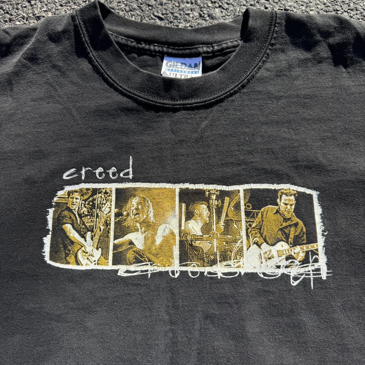 Vintage 1999 Creed Band tee 6 FEET DEEP lol On an... | Depop