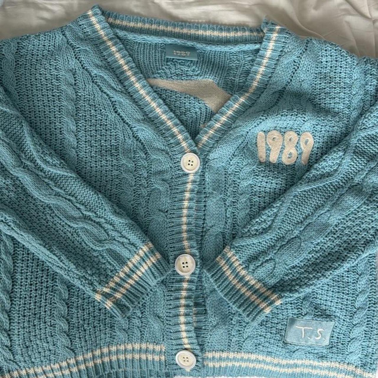 Taylor Swift 1989 Cardigan. Never Worn. Size XS/SM. - Depop