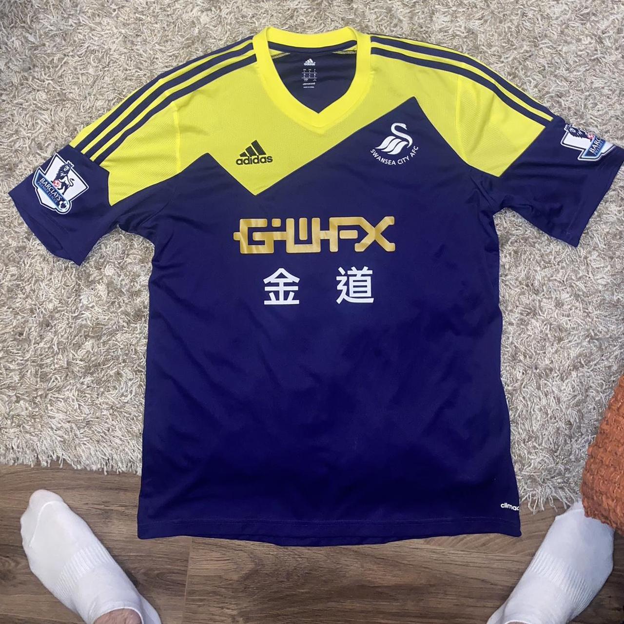 Swansea City #9 Michu Football Shirt Away 2013-14... - Depop