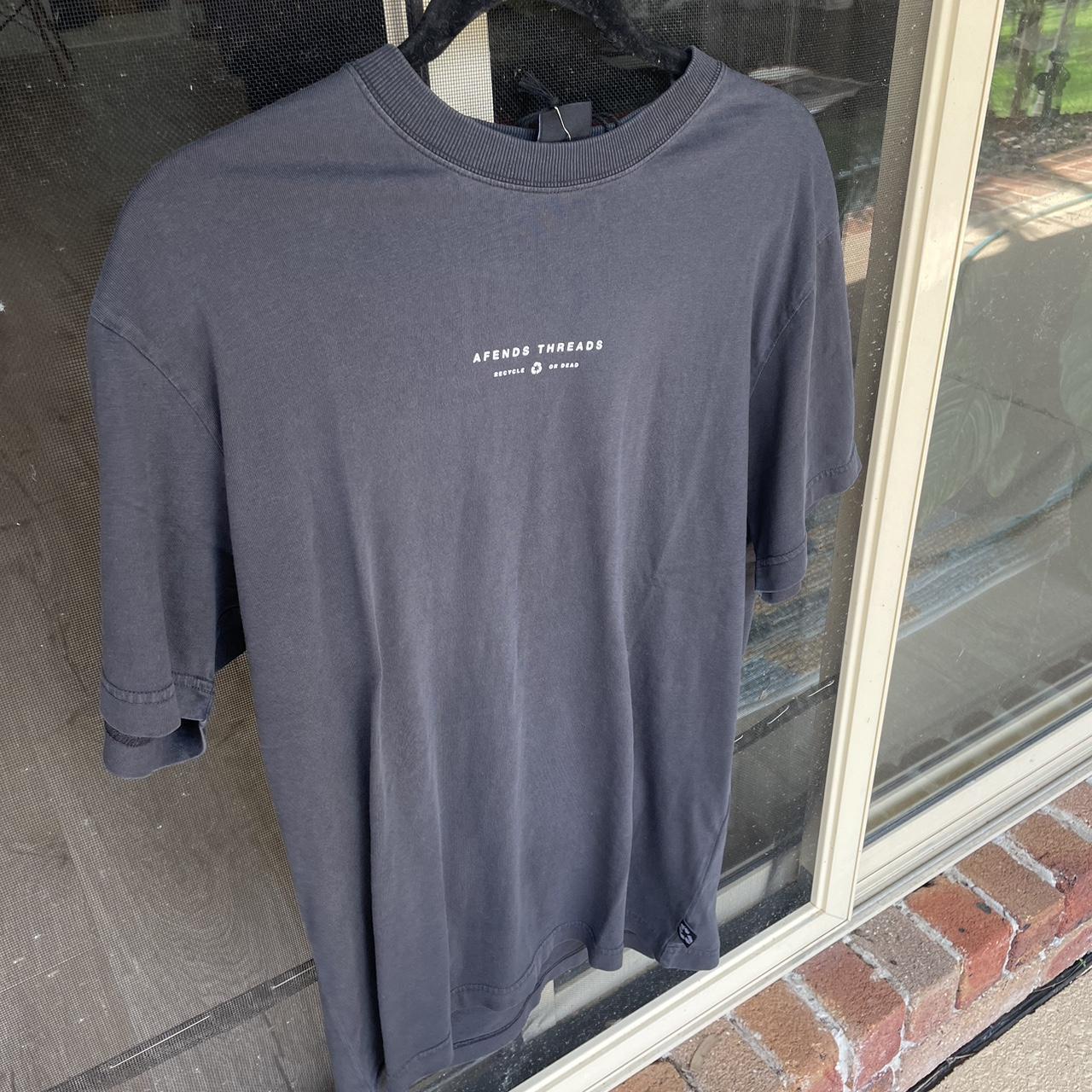 Brand new afends washed black tshirt Unisex size... - Depop